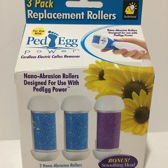 PED EGG | Skincare | Pedegg Power Refill Replacement Rollers Callus ...